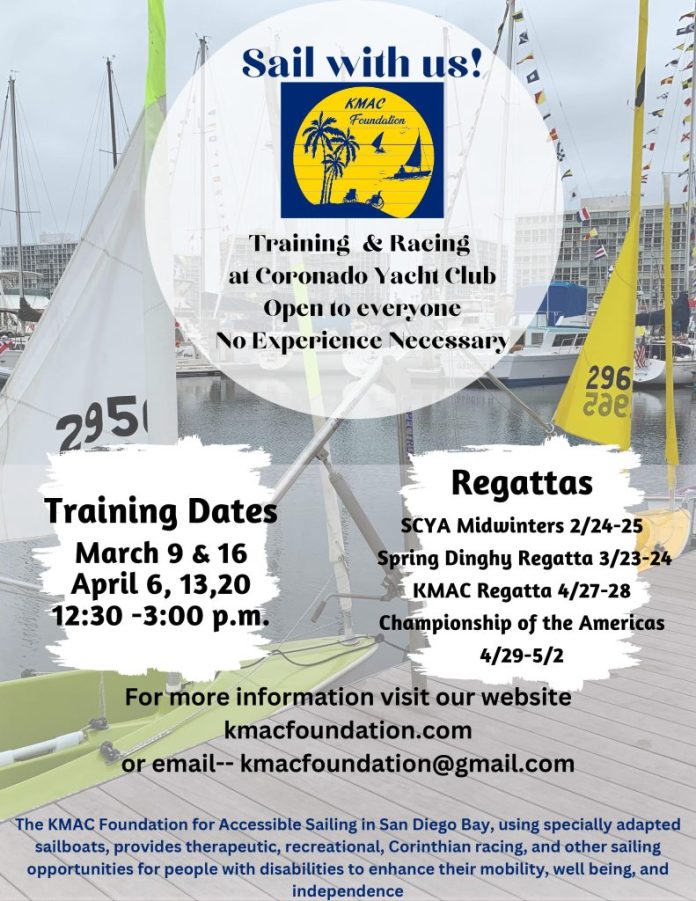 KMAC Foundation Sailing Training and Racing at Coronado Yacht Club - Coronado Times