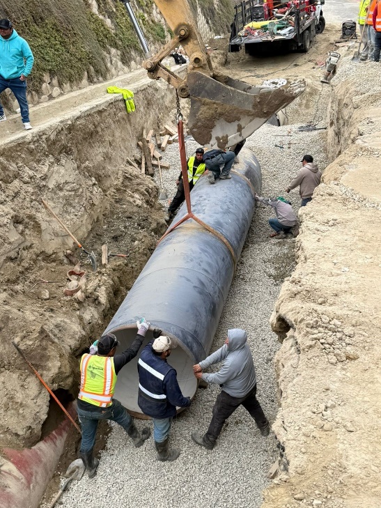 Two weeks after emergency repairs, Tijuana wastewater line collapses ...